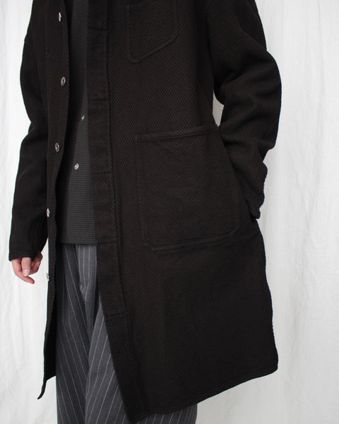 KOZABURO / ORIENTAL DUSTER COAT (0716-C-001-A) Amami Doro Mud Dye ...