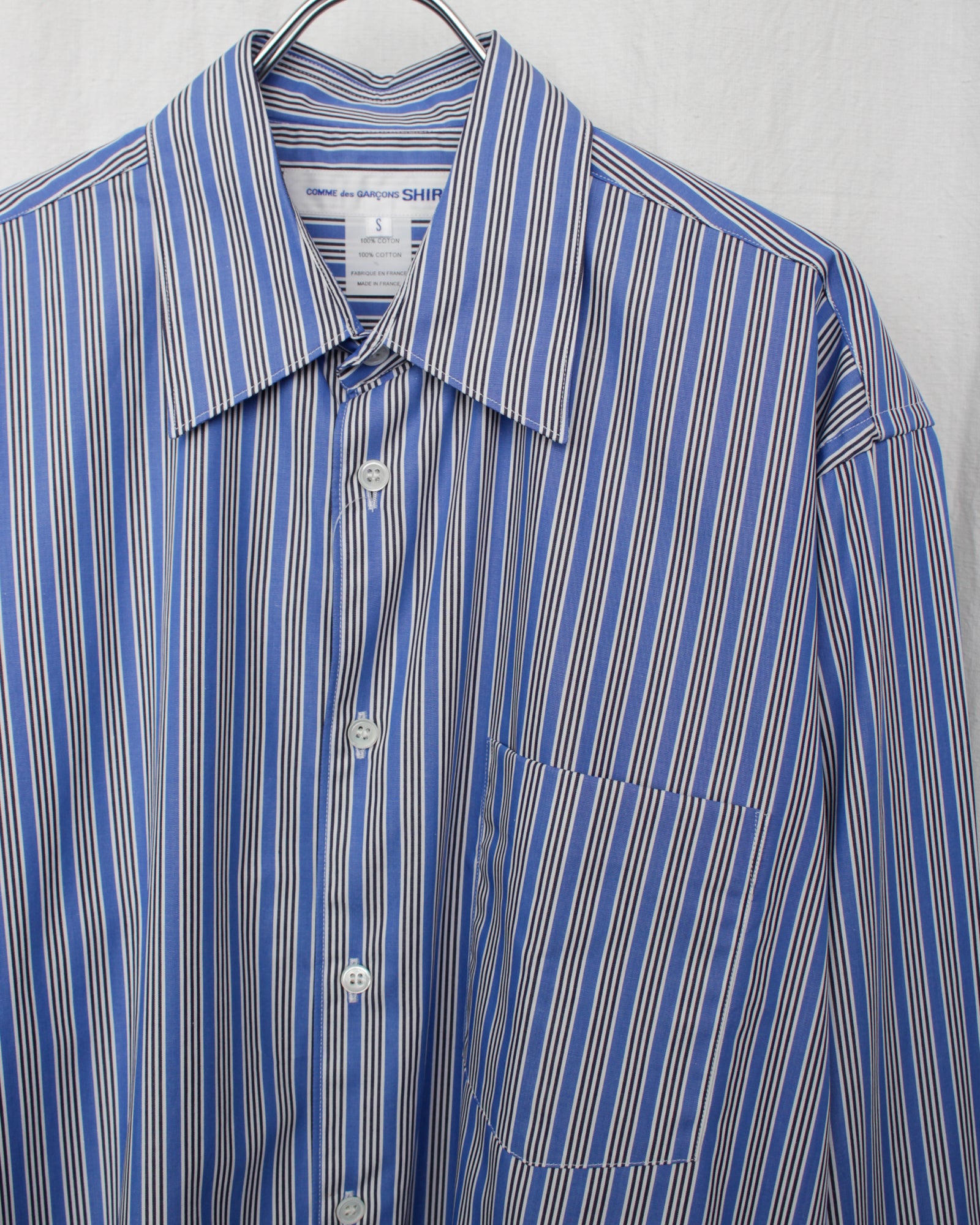 COMME DES GARÇONS SHIRT / YARN DYED COTTON STRIPE POPLIN COMME DES GARÇONS SHIRT / YARN DYED COTTON STRIPE POPLIN